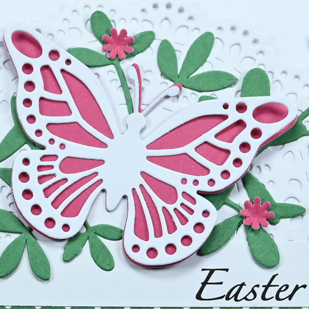 Butterfly Easter Card - Paper Rose Cards